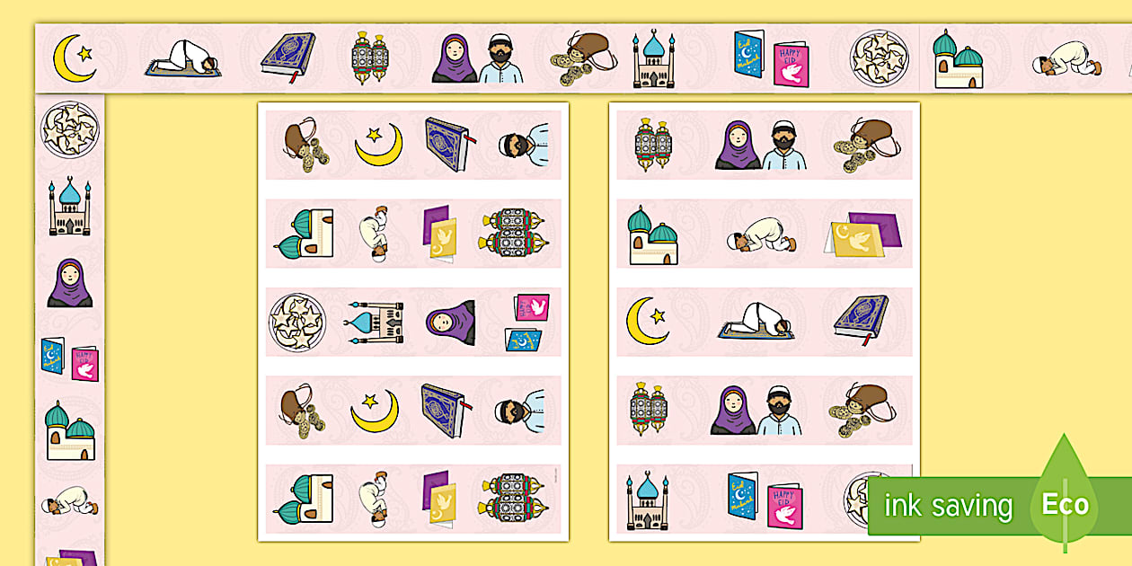 Hari Raya Display Borders - Twinkl