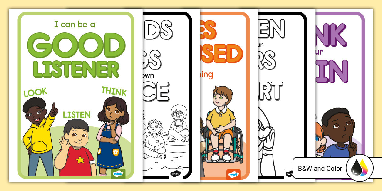 Rules for Listening | Back to School Resources | Twinkl USA