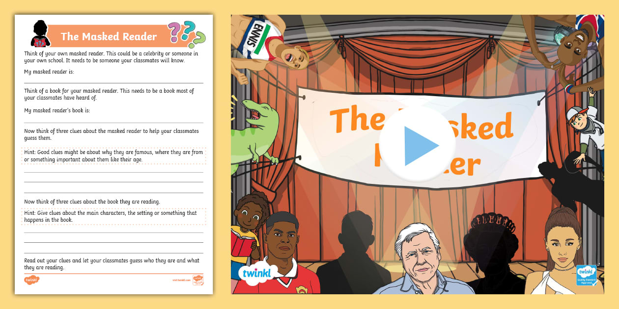Masked Reader PowerPoint and Activity Pack - Twinkl - KS1