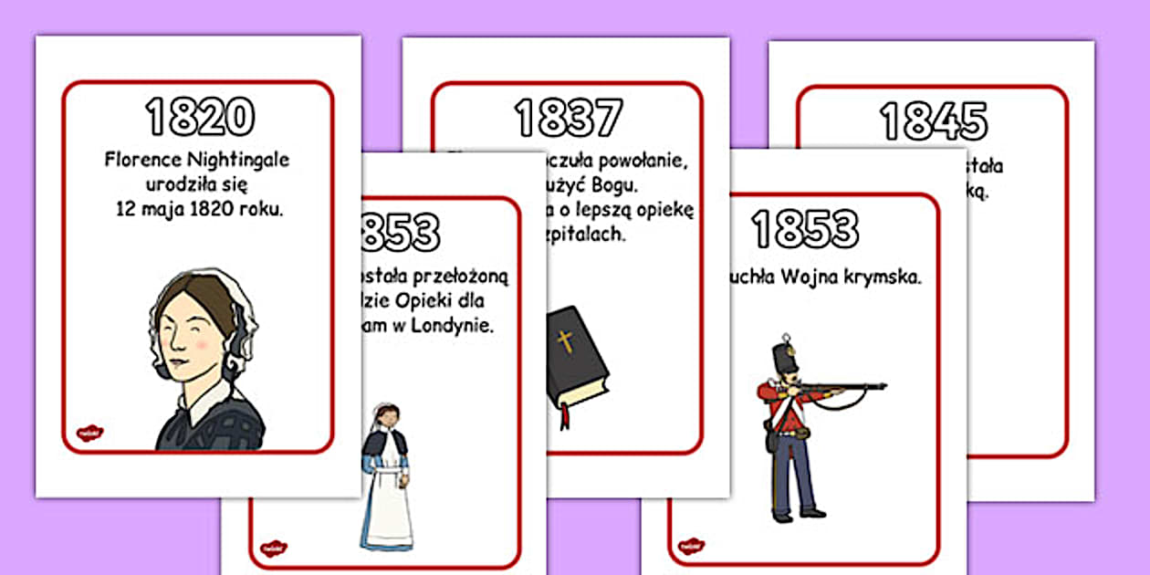 Fakty z życia Florence Nightingale po polsku - do pobrania