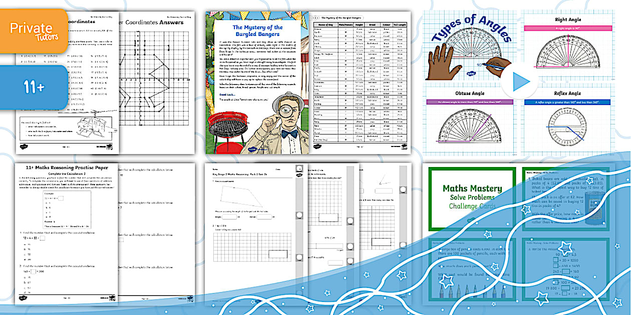 👉 11 Plus Maths Worksheets PDF | 11 Plus Maths Reasoning Pack