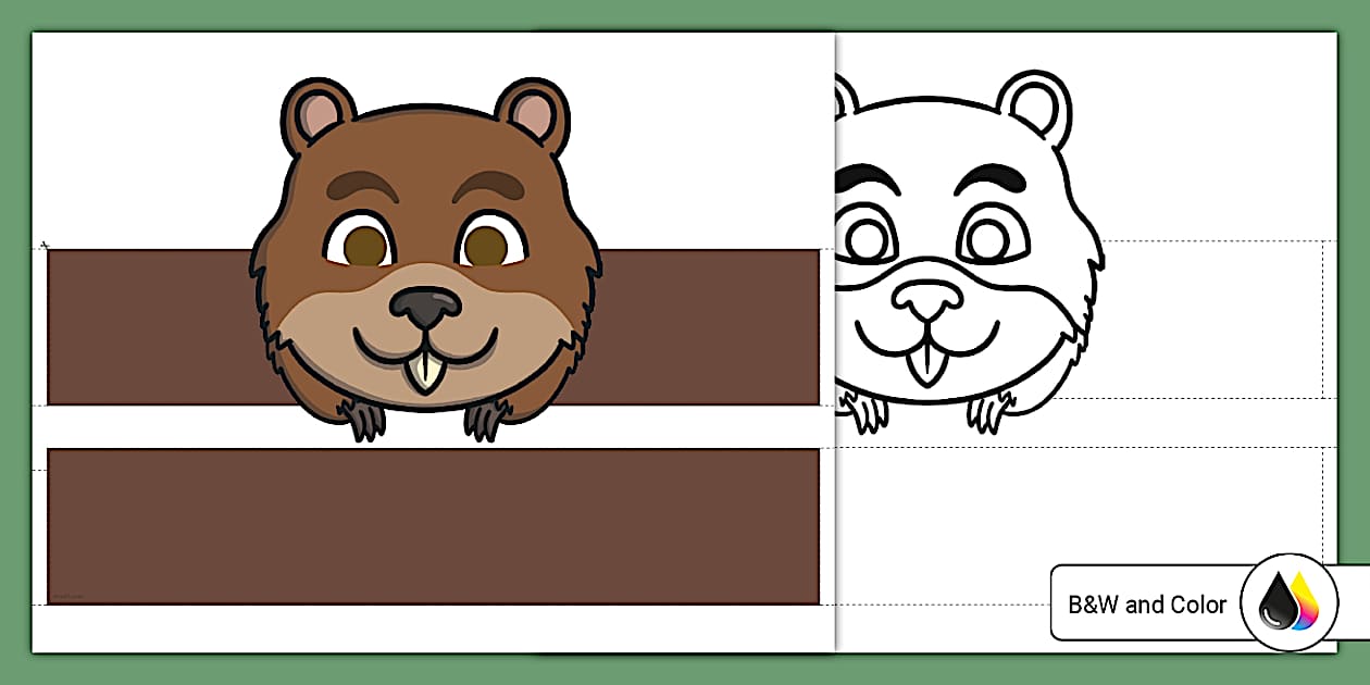 Groundhog Day Headband Craft for Kids | Twinkl USA - Twinkl