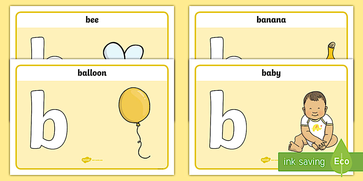 Editable Initial b Sound Modelling Dough Mats - Twinkl