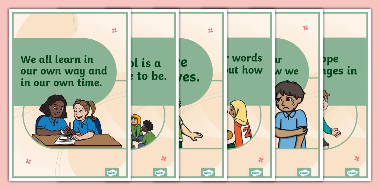 Six Principles of Nurture Detailed Posters (Learners)