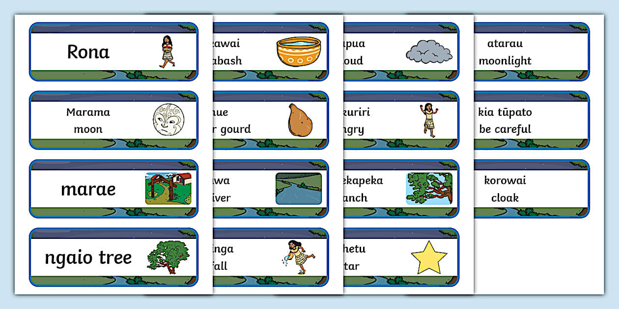 Rona and the Moon Word Cards (teacher made) - Twinkl