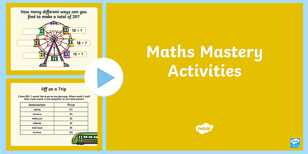 Year 1 Maths Mastery PowerPoint (teacher made) - Twinkl