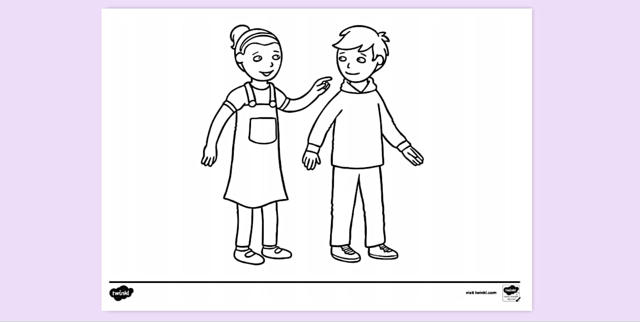 Excuse Me Colouring | Colouring Sheets (Teacher-Made)