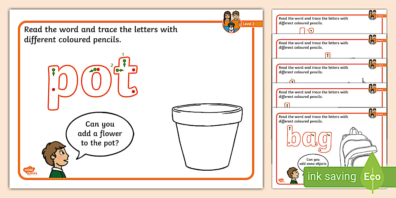 Level 2 Back to School CVC Word Colouring Sheets - Twinkl