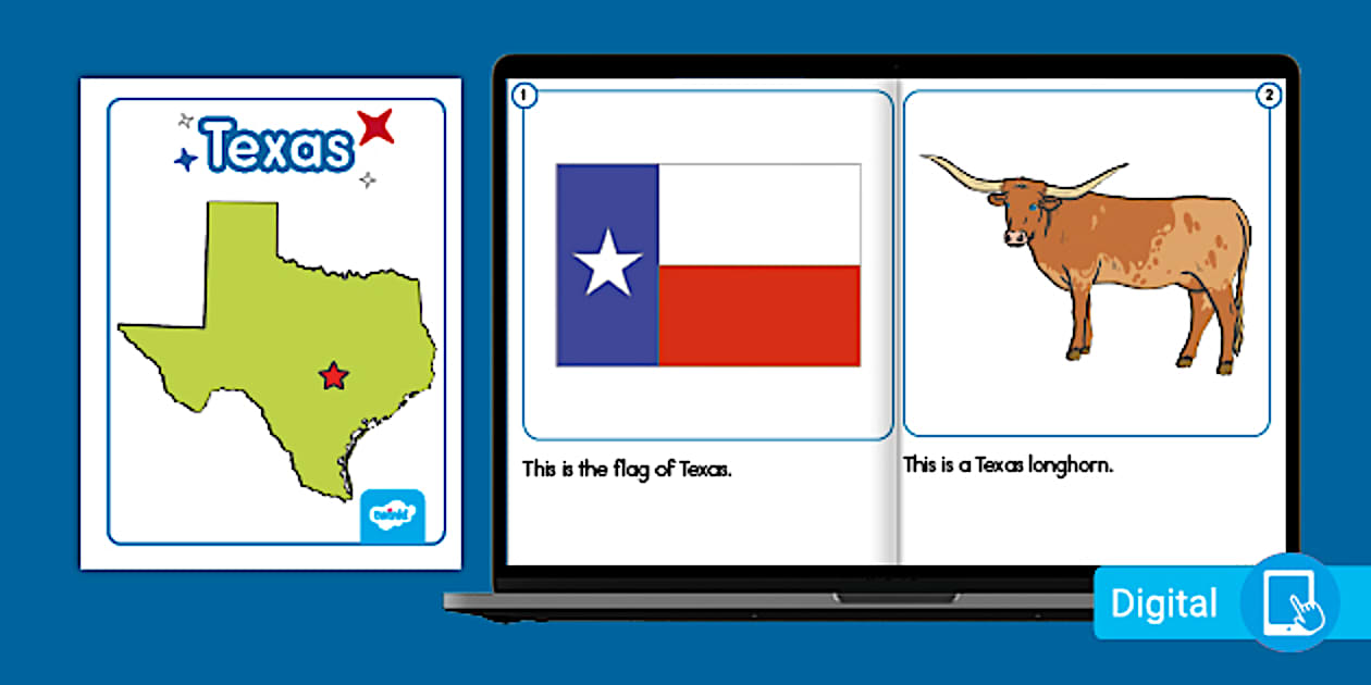 Texas State Symbols Emergent Reader eBook | Twinkl USA