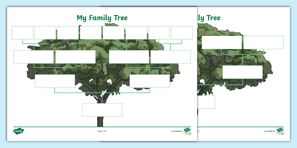 UAE Family Tree Activity (professor feito) - Twinkl