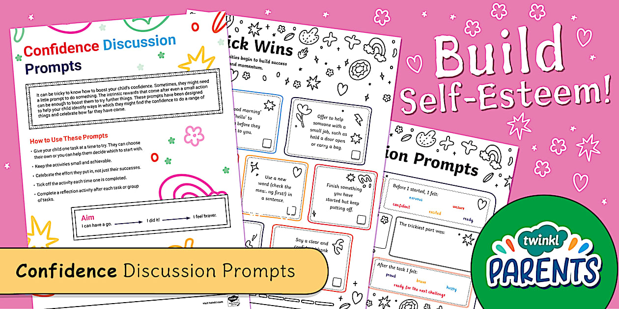 Confidence Discussion Prompts (Ages 7 - 11)