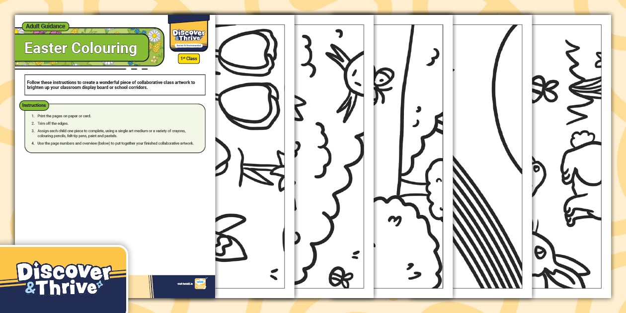 Easter Life Poster for Collaborative Learning
