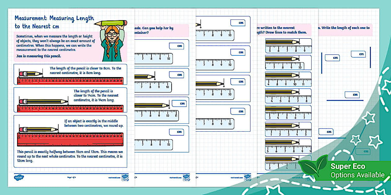 Measurement: Measuring Length to the Nearest cm (Ages 6 - 7)