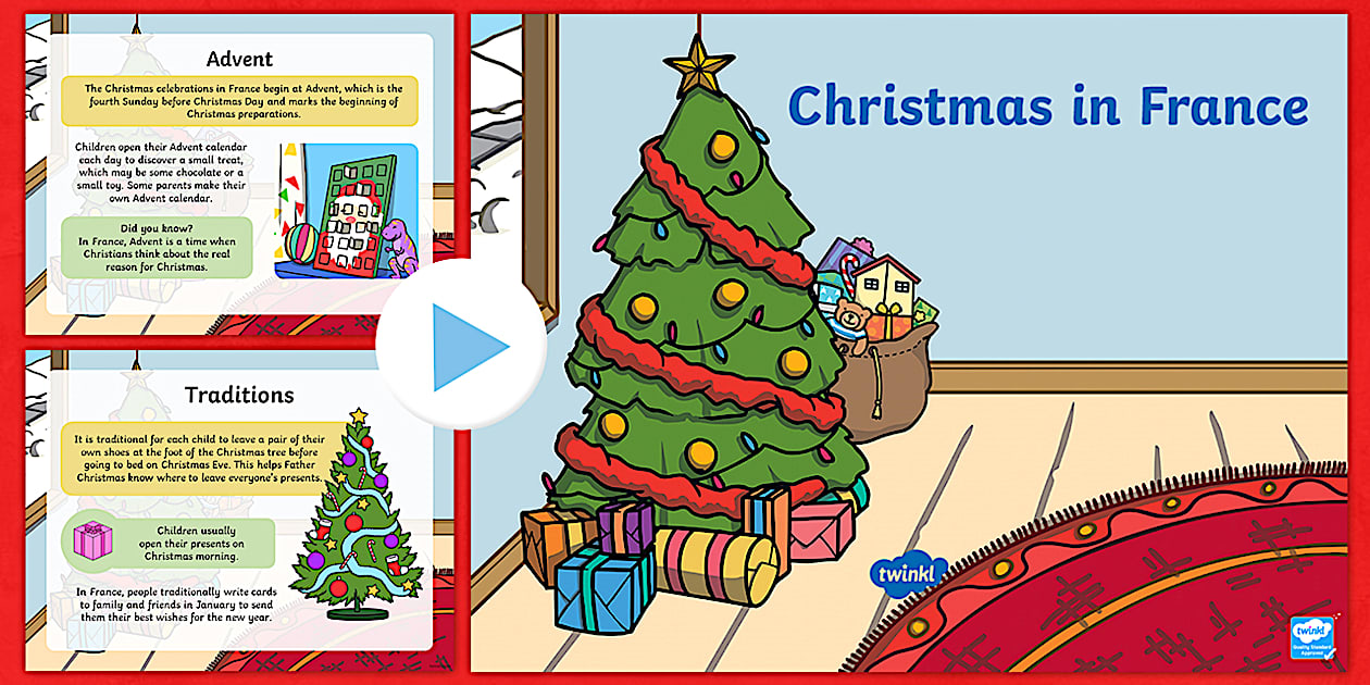 French Christmas for Children | Primary PowerPoint Resource