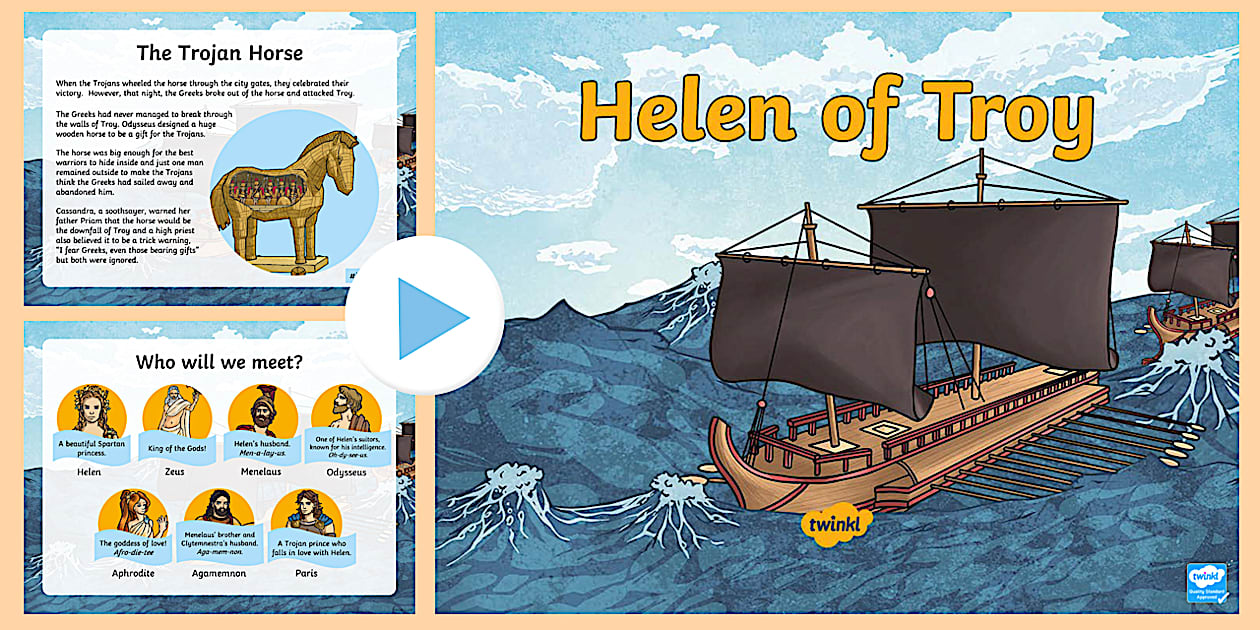 Helen of Troy PowerPoint - KS2 Teaching Resources