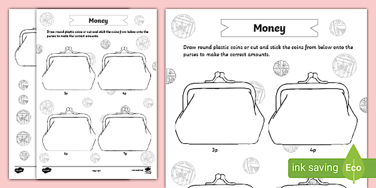 Money Worksheet (teacher made) - Twinkl
