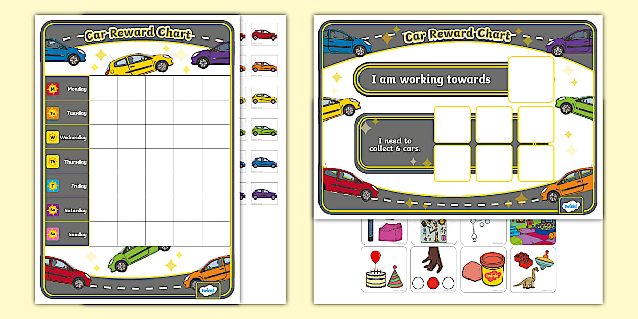 Car Reward Charts (teacher made) - Twinkl