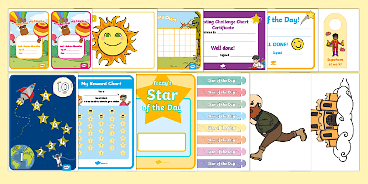 Editable General Reward Resource Pack (teacher made)
