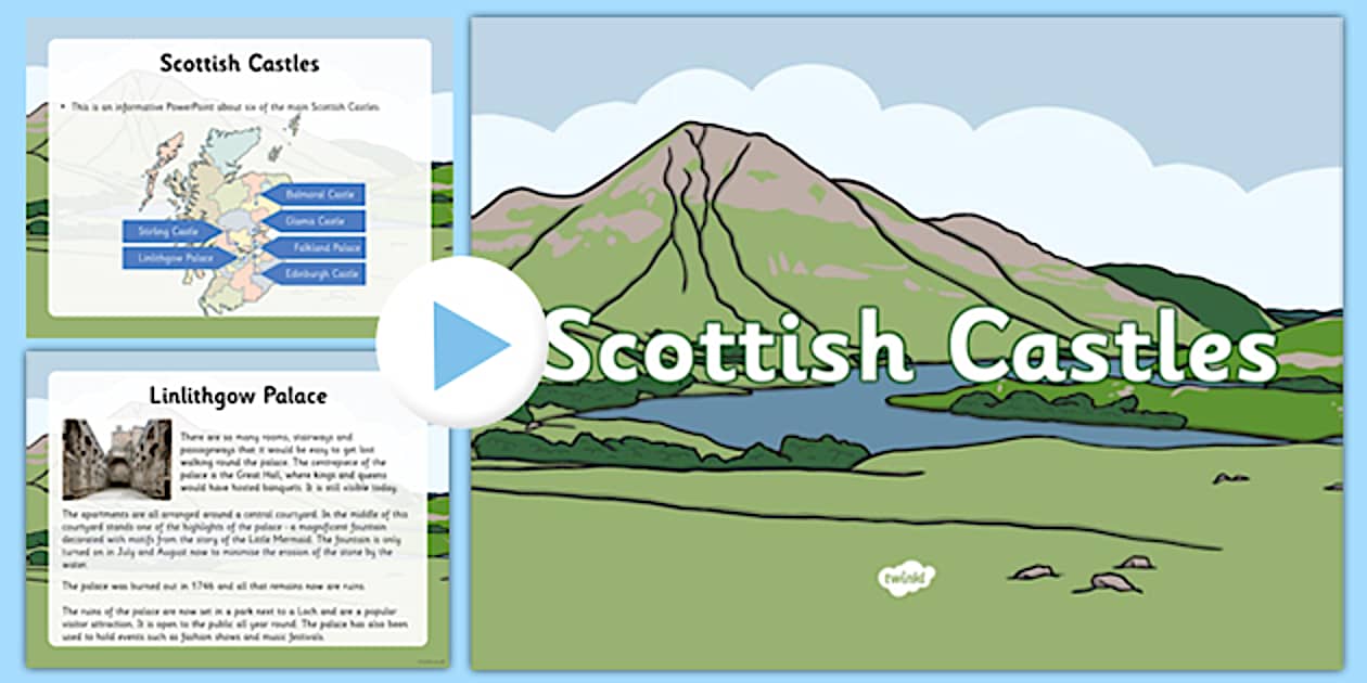 Scottish Castles PowerPoint (teacher made) - Twinkl