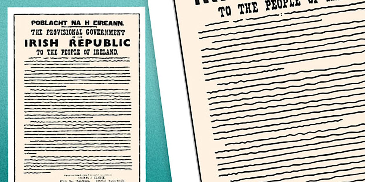 1916 Rising Proclamation Poster (teacher made) - Twinkl