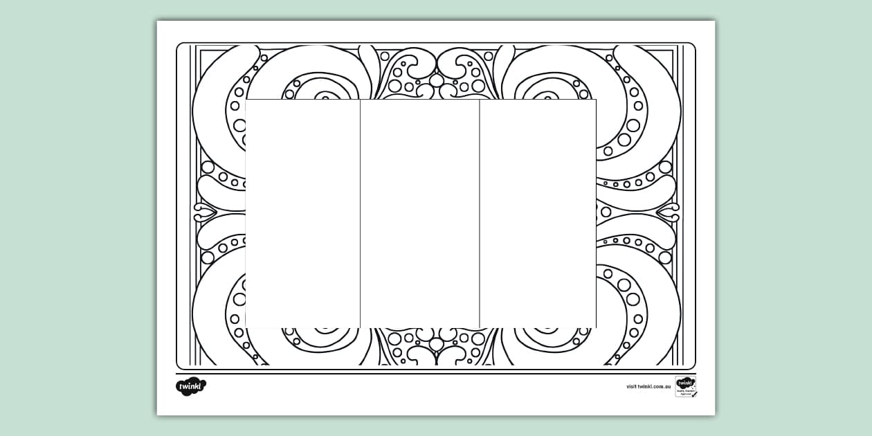 Italy Flag Mindfulness Colouring Sheet (teacher made)