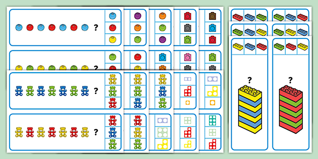 👉 Simple Repeating Pattern Peg Cards - Twinkl