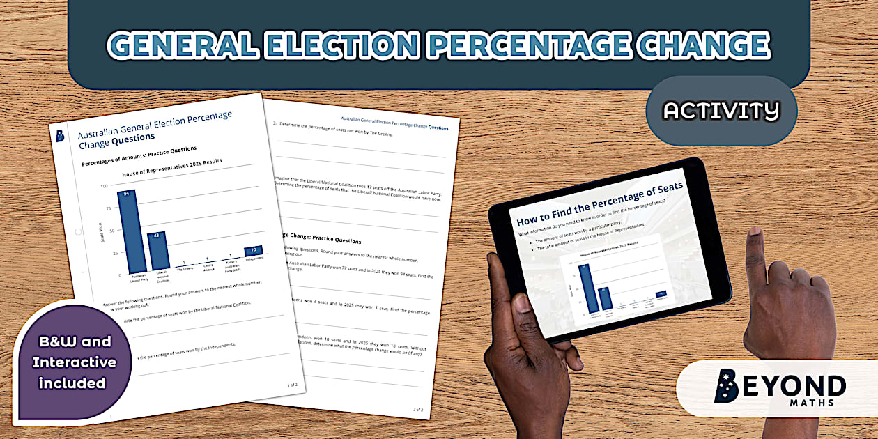 General Election Percentage Change Activity