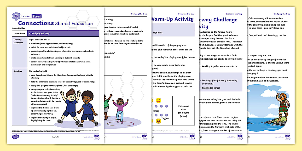 Connections Shared Education Lesson Plan Five (teacher made)