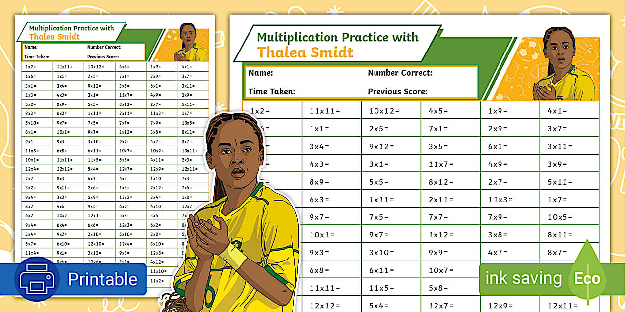 Multiplication Practice with Thalea Smidt (teacher made)