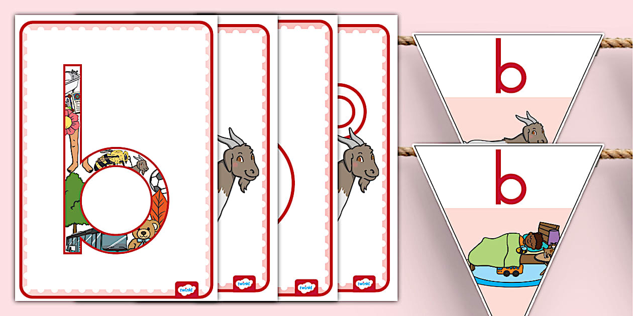 Graad R Klanke Vertoonvlaggies en Plakkate b - Twinkl