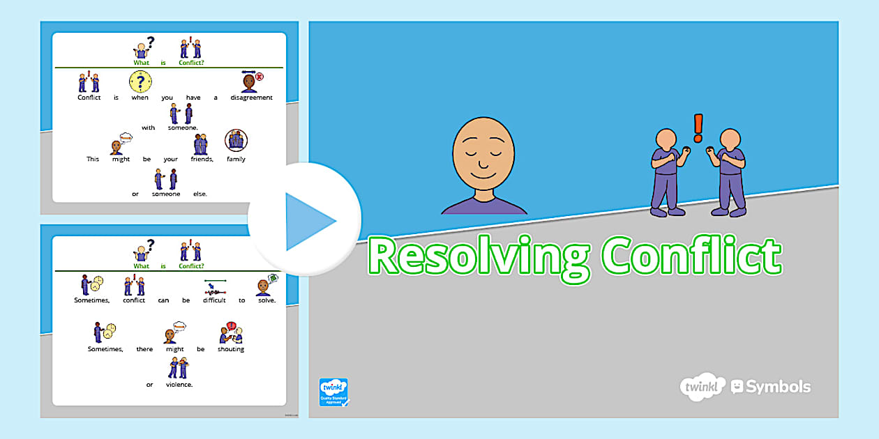 Twinkl Symbols: Older Learners: Resolving Conflict PowerPoint