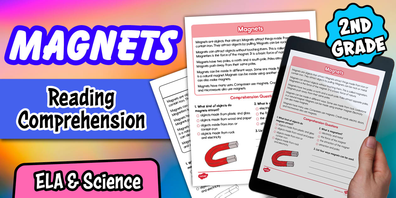 Second Grade Magnet Reading Passage | Grade 2 | Twinkl USA