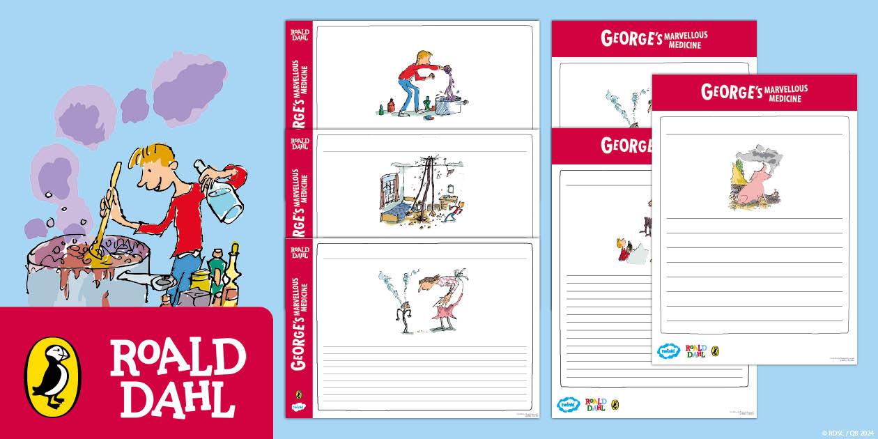 FREE! - George's Marvellous Medicine: Writing Frames [Ages 7-9]