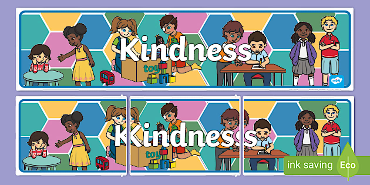 Kindness Day Display Banner (teacher made) - Twinkl