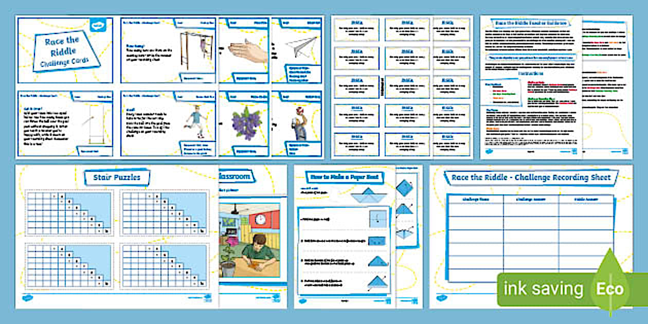 Race the Riddle Class Game (Teacher-Made) - Twinkl