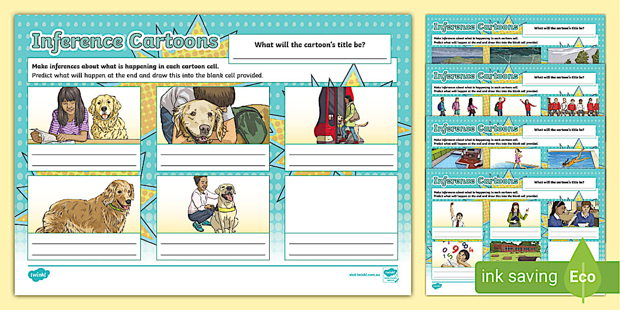 Inference Cartoons | Year 5-6 English | Teacher-Made
