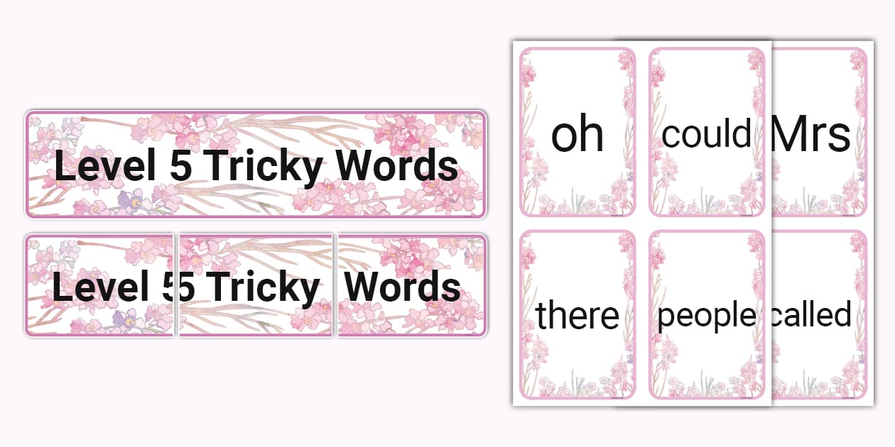 Phonics Resource: Singapore Orchid Cards