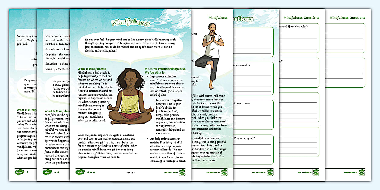 Benefits of Mindfulness Differentiated Reading Comprehension