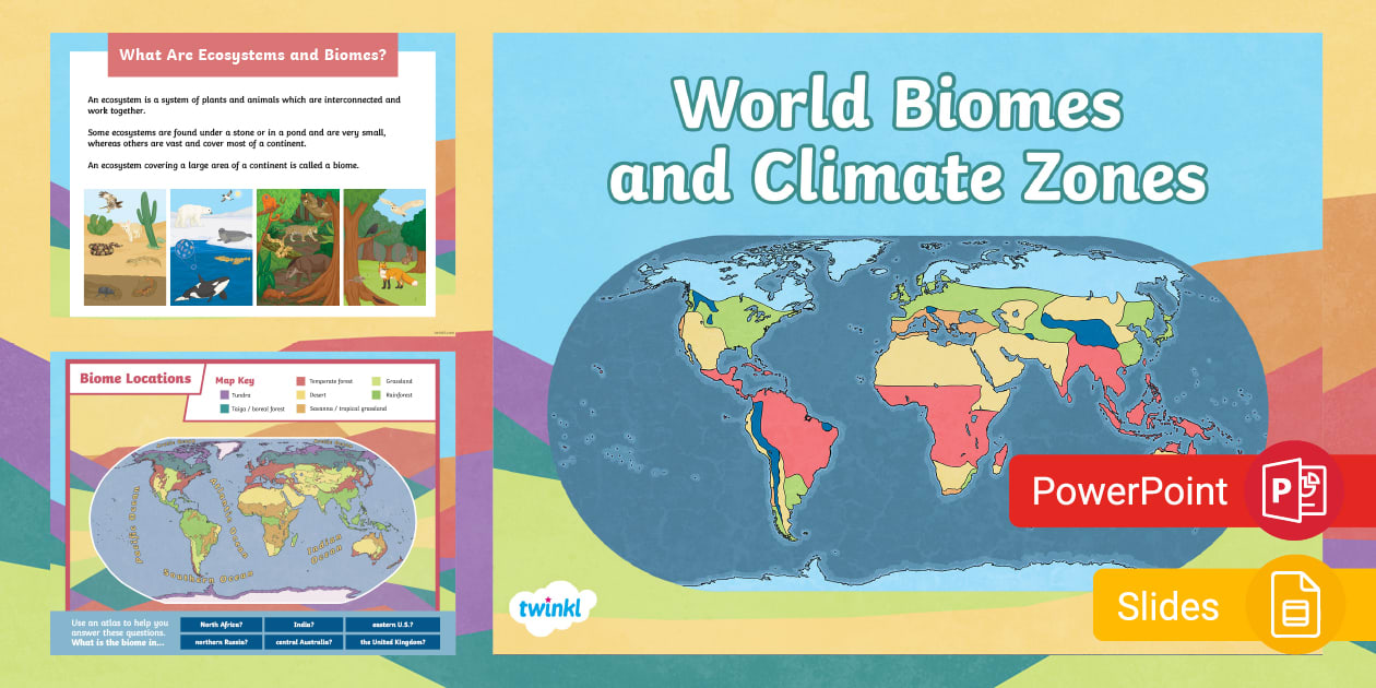 Biomes and Climate Zones PowerPoint & Google Slides for 3rd-5th Grade