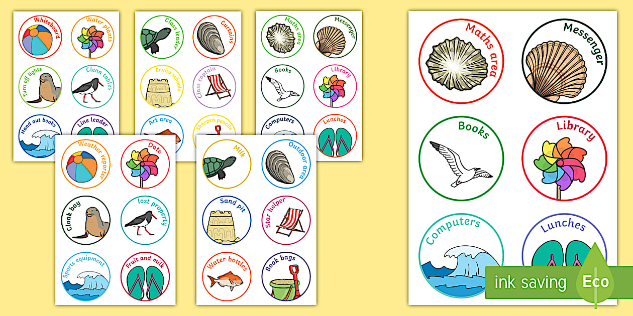 The Sea Job Labels (teacher made) - Twinkl