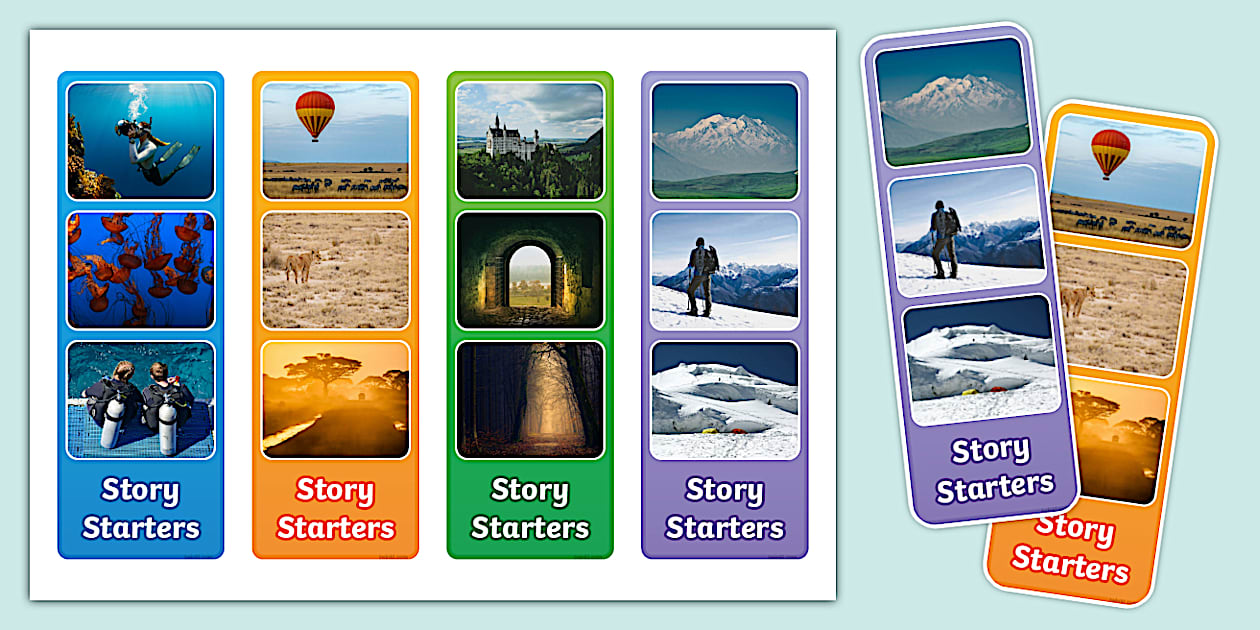 Story Prompt Photo Bookmarks (teacher made) - Twinkl