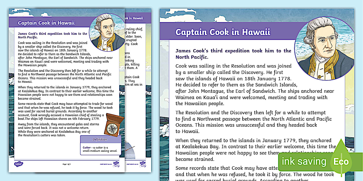 Captain Cook in Hawaii