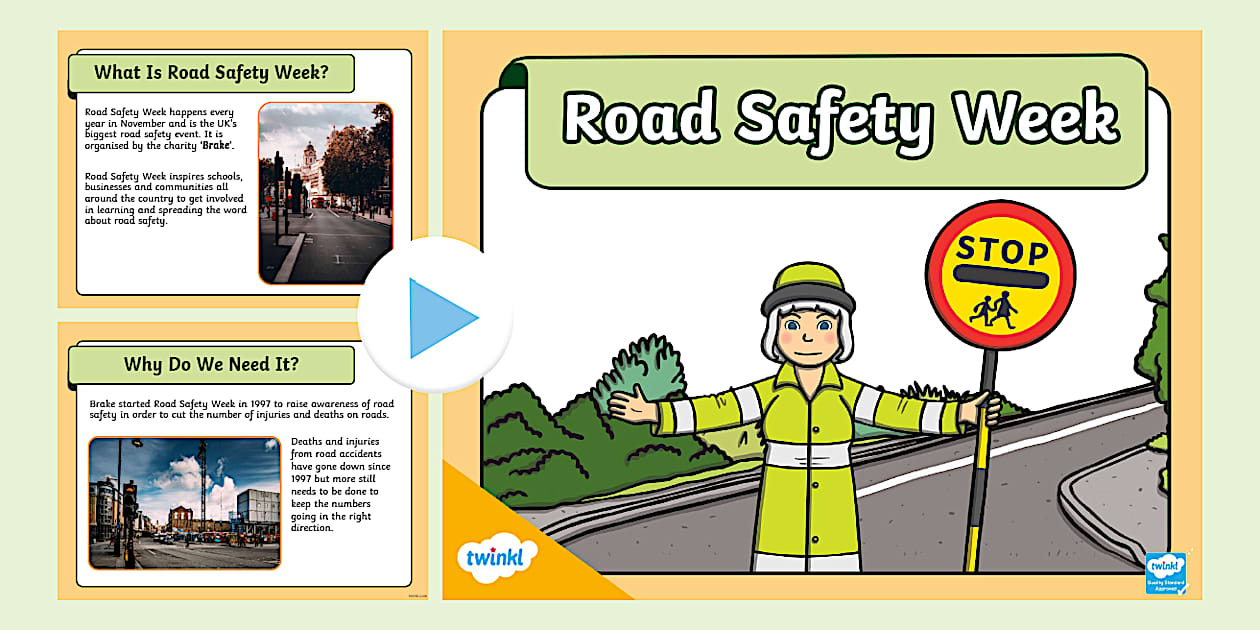 Road Safety Week PowerPoint - Primary Resources - Twinkl