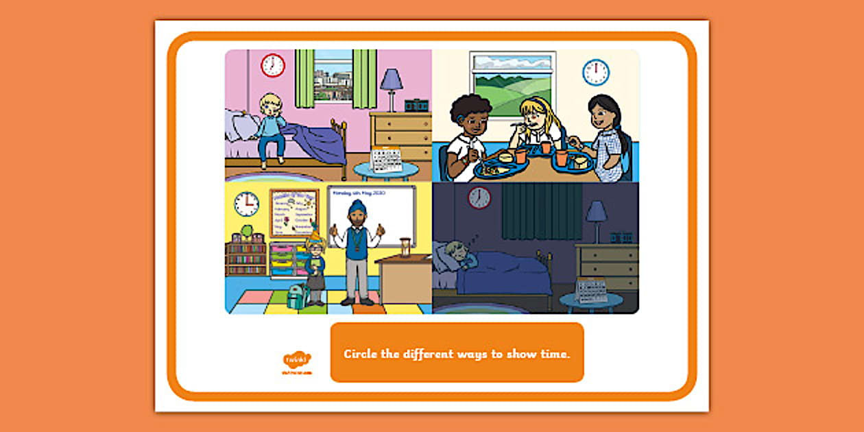 👉 Talk About Time Maths Activity (teacher made) - Twinkl