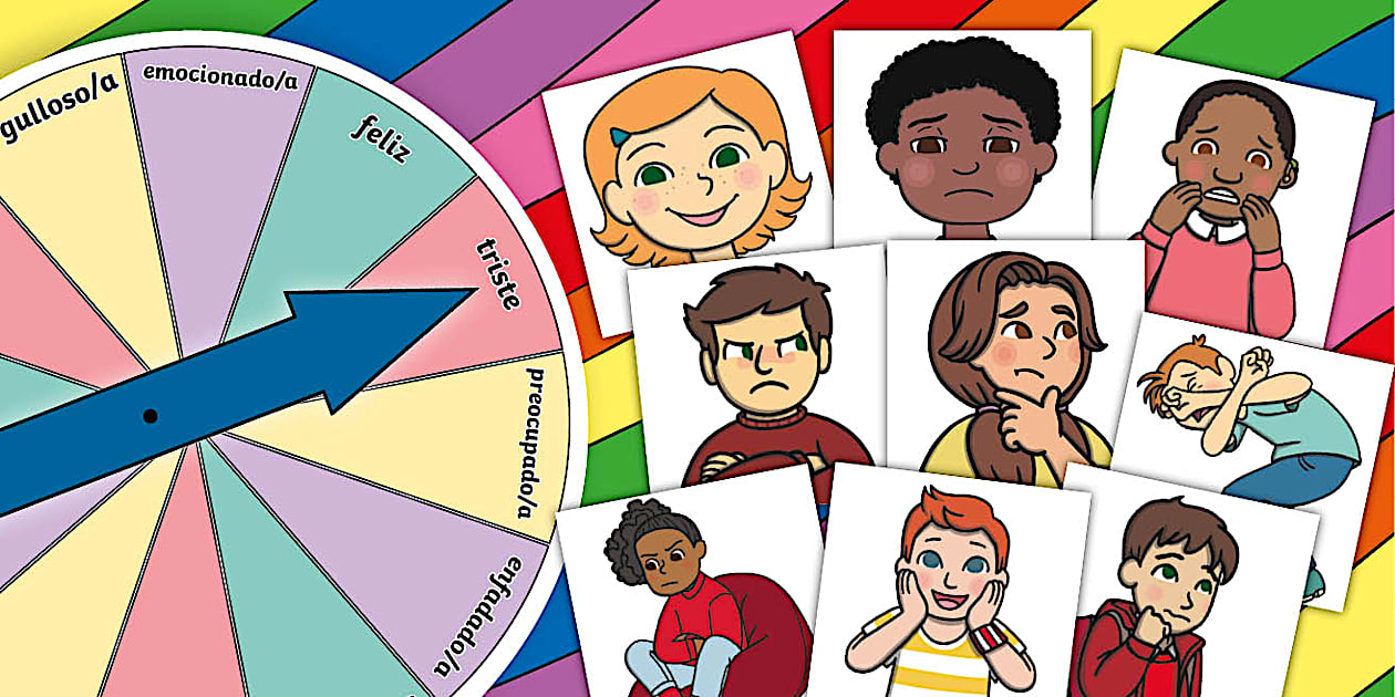 Juego de aprendizaje social: Ruleta de emociones