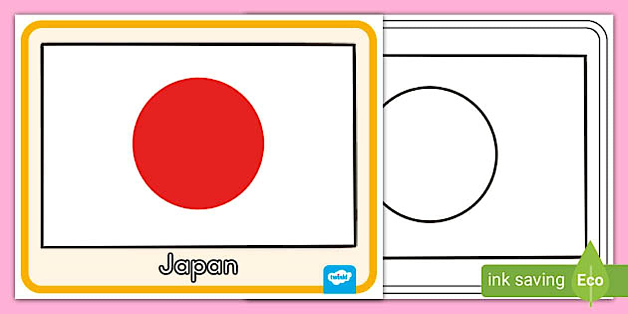 Japan Flag Poster (teacher made) - Twinkl