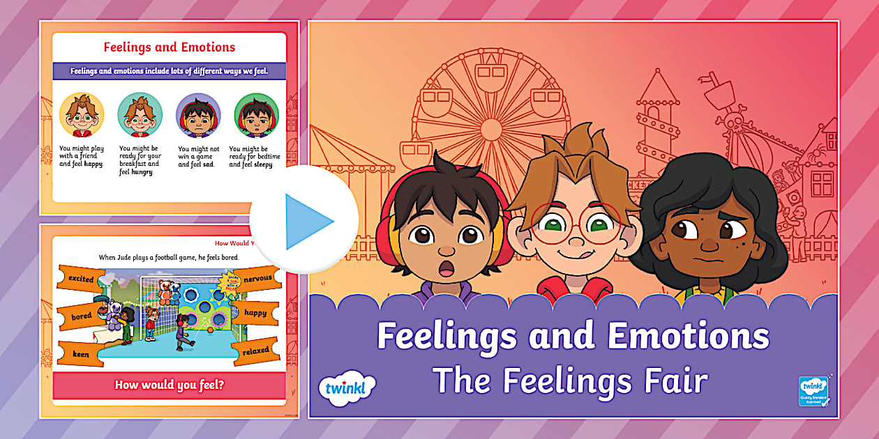 The Feelings Fair: Feelings and Emotions PowerPoint - Twinkl