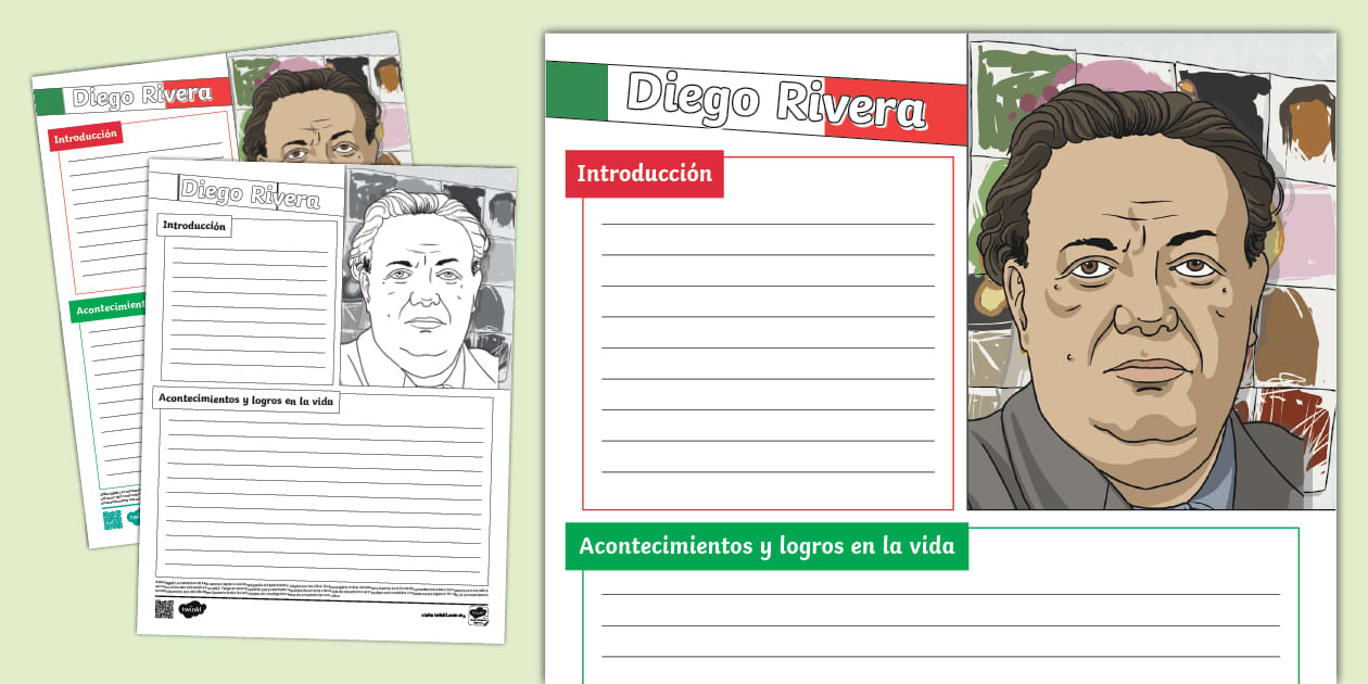 Hoja de actividad: Biografía de Diego Rivera