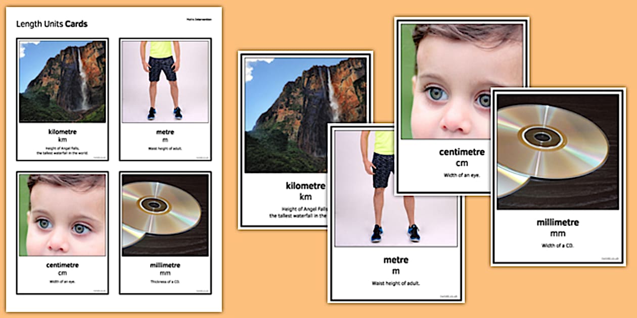 Maths Intervention Length Unit Cards - Twinkl Maths Intervention Length Unit Cards - Twinkl