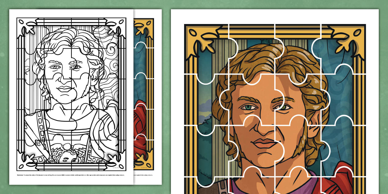 Alexander the Great Jigsaw Puzzle (teacher made) - Twinkl